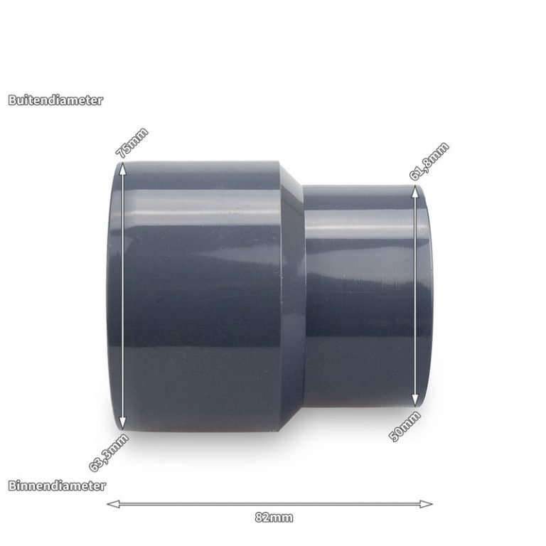 75mm>50mm reducer – Cycloonfilters.nl