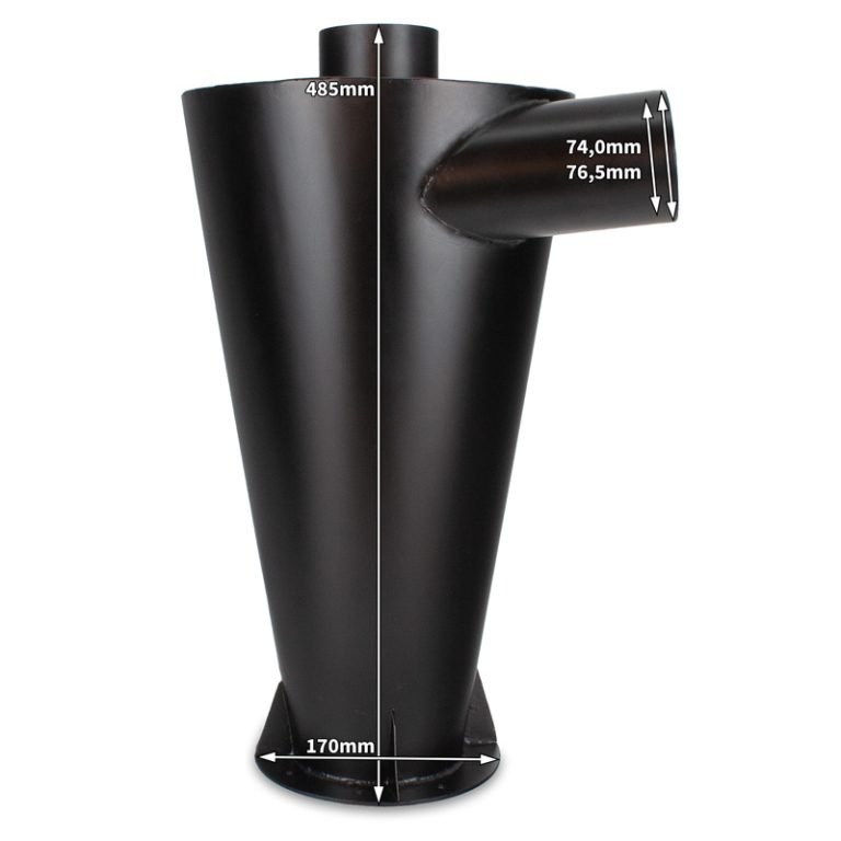 Cycloonfilter model L metaal – Cycloonfilters.nl